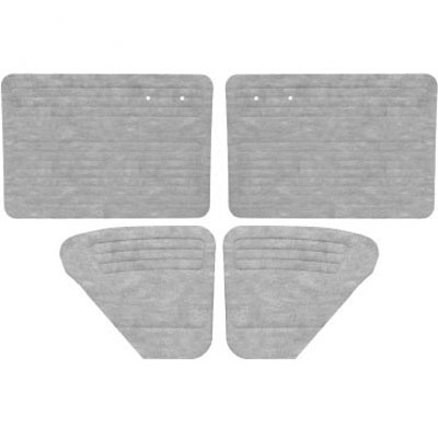 VW Door Panels, Full Set, Velour- Select Color, Beetle Sedan 1949-1955 ...