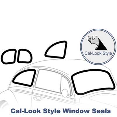 VW Cal-Look Window Rubber Kit, Beetle Sedan 1946-1952: VW Parts | JBugs.com