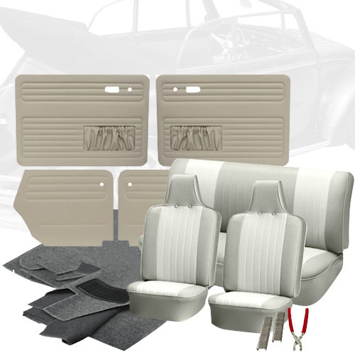 1970 VW Beetle Convertible 12 Inch Insert Interior Kit - 111-CVT-1970 ...