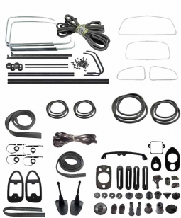 VW American Style Window Rubber Kit, Beetle Sedan 1965-1971: VW Parts ...