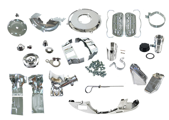 VW Super Engine Chrome Kit - Select Options - 113-CHROME