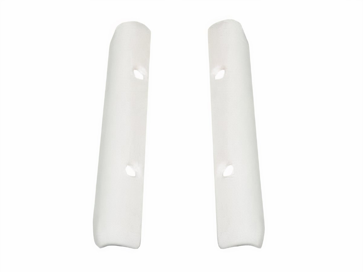 1954-77 VW Beetle Pop Out Quarter Window Hinge Covers - White - 113-129B-WH