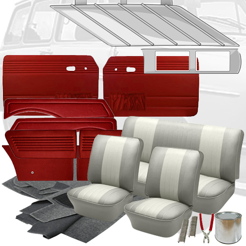1962-1964 VW Type 3 Squareback 12 Inch Insert Interior Kit - 131-62 ...