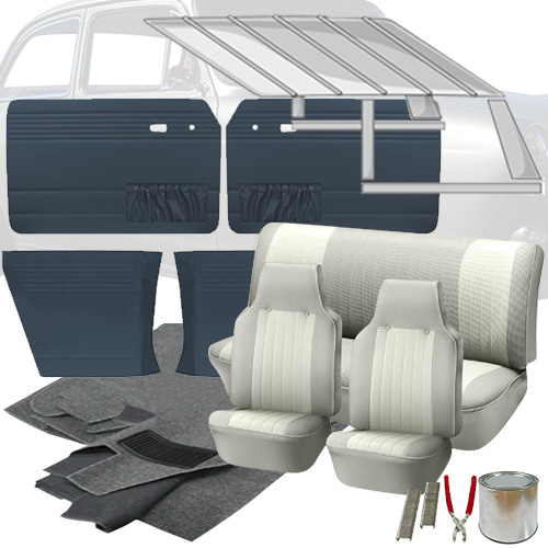 Deluxe 12 Inch Insert VW Interior Kit, Notchback 1968-1969: VW Parts ...