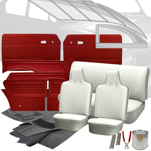 Deluxe Full Insert VW Interior Kit, Fastback 1970-1972: VW Parts ...