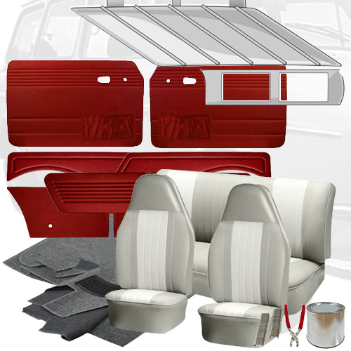 1973 VW Type 3 Squareback 12 Inch Insert Interior Kit - 131-1973Sqr ...