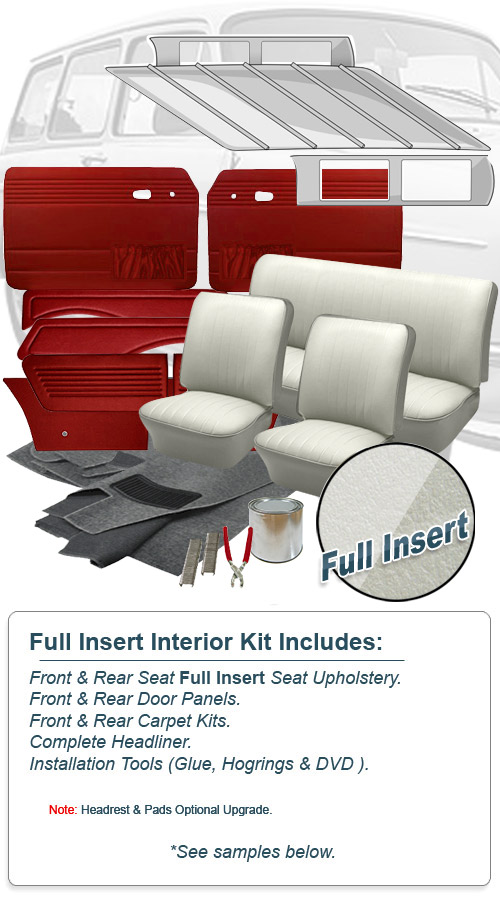 1962-1964 VW Type 3 Squareback Full Insert Interior Kit - 131-62-64Sqr ...