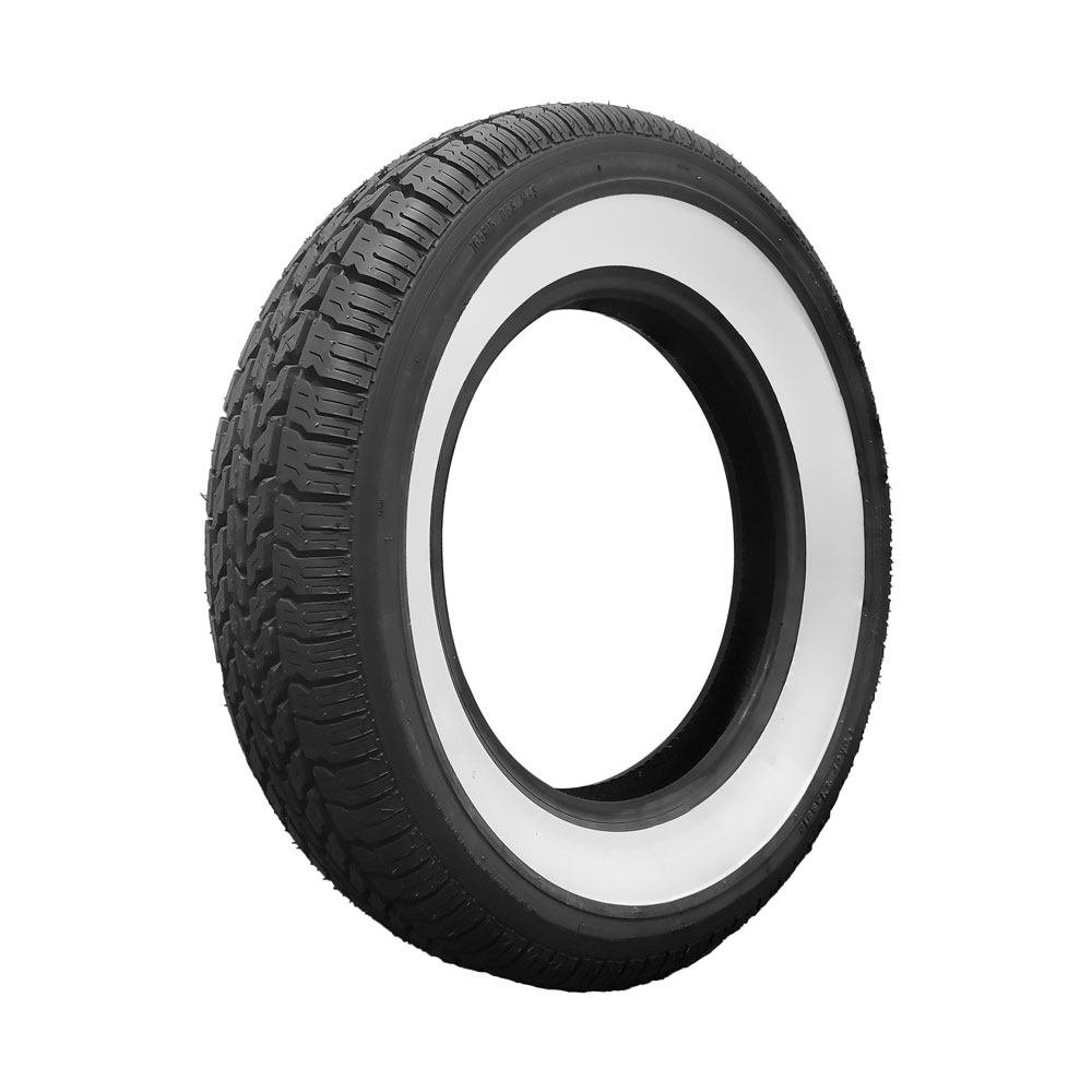 165WW - 165R15 Coker 2 1/4" Whitewall Tire
