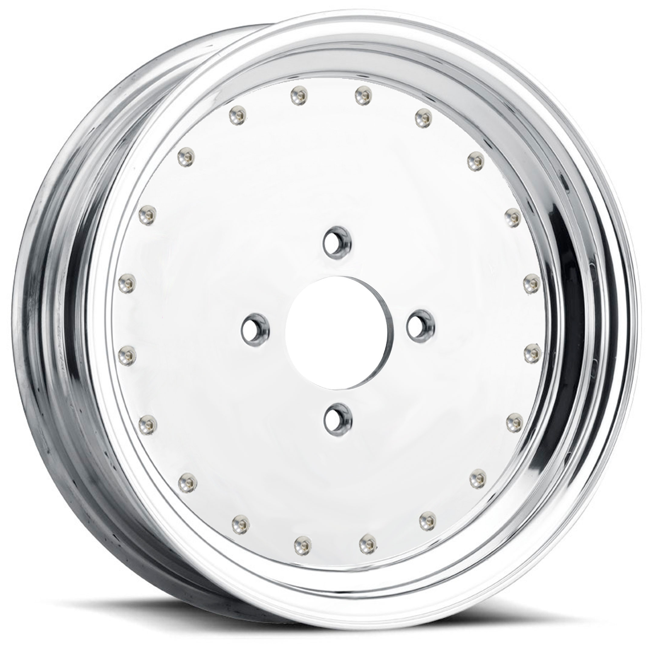 4x130 VW Aluminum Wheel with Accent Bolts - Select Size - Made in the ...
