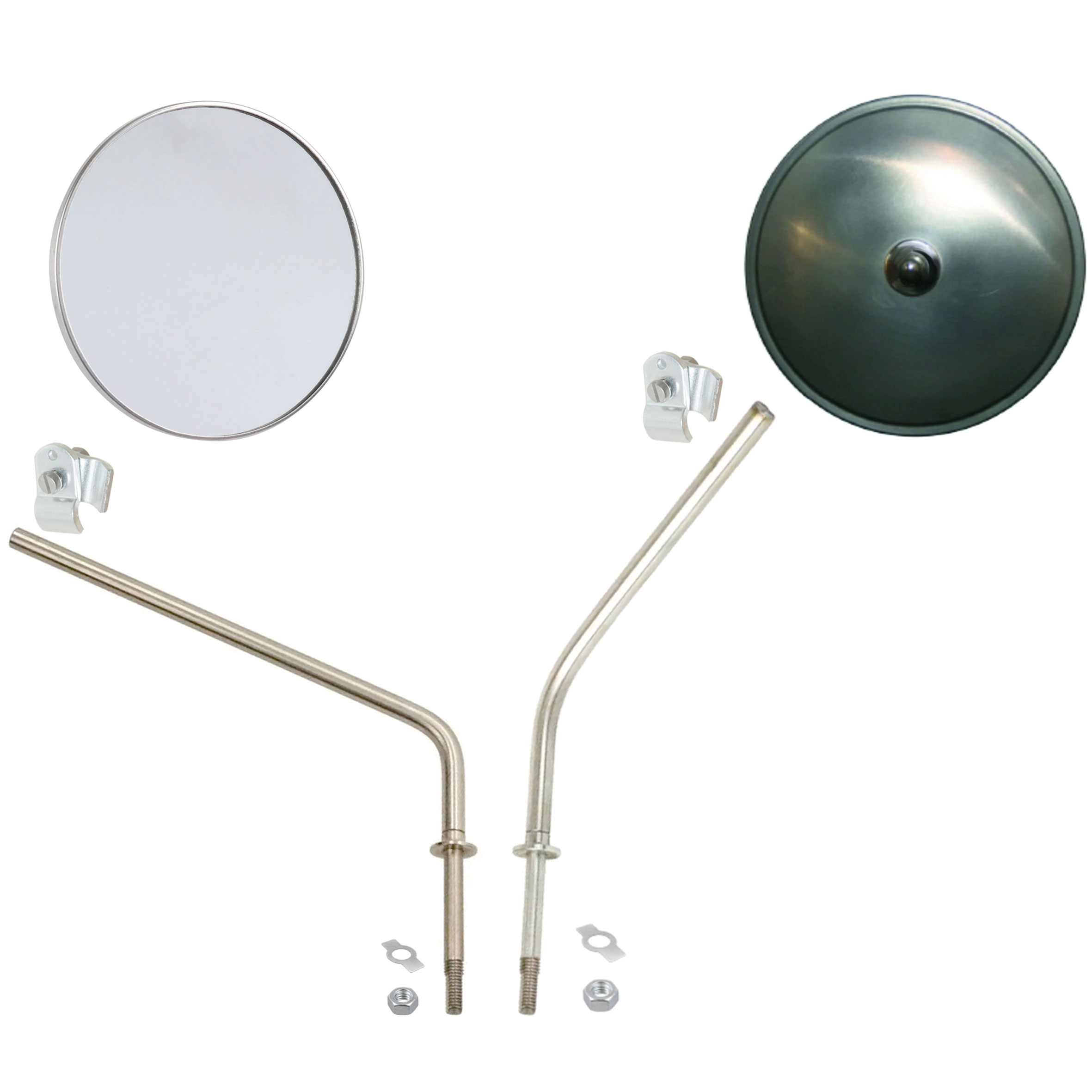 211898513 - VW Round Side View Mirrors - Left & Right - Bus 1955-1967