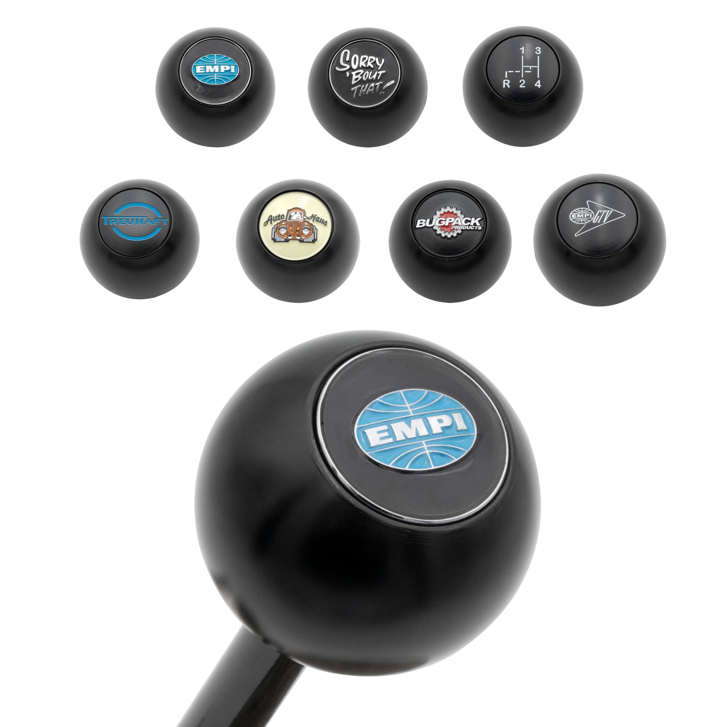 00-4681-7-0 - EMPI Premium Shifter Knob - Select Emblem