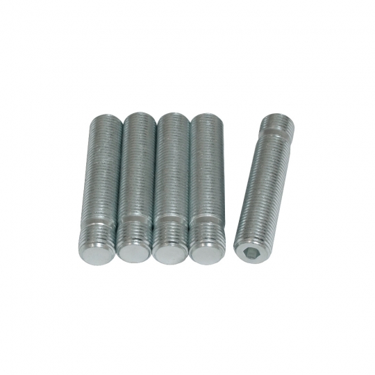 12x1.5mm Thread in 48mm Long Wheel Studs 5 Pieces