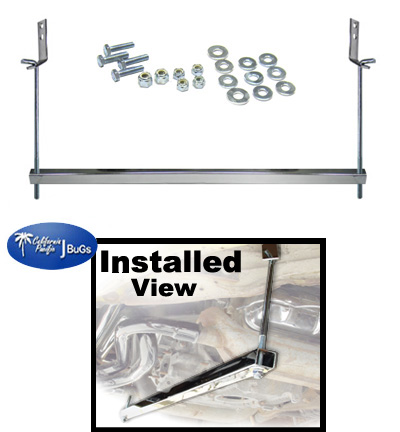 EMPI Chrome Rear Engine Brace: VW Parts | JBugs.com