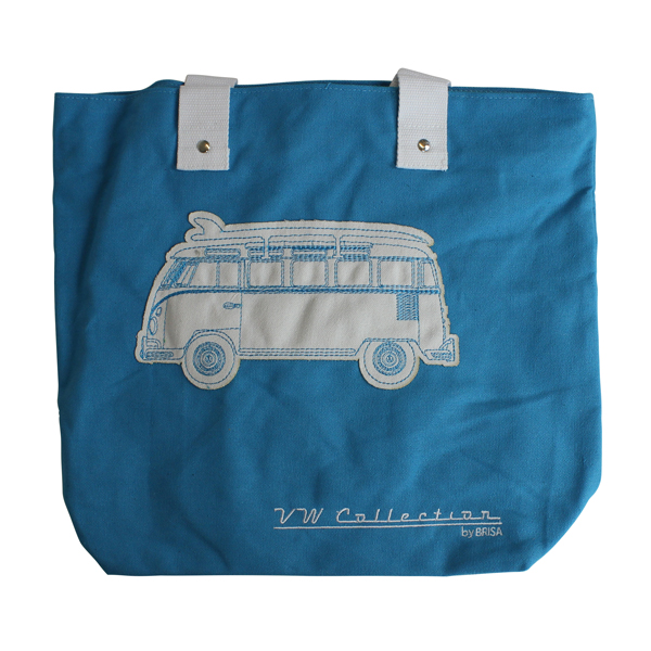DRBUSB12 - VW Bus Canvas Tote Bag - Blue