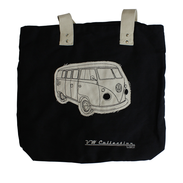 DRBUSB16 - VW Bus Canvas Tote Bag - Black