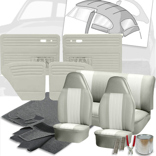 1973 VW Standard Beetle Sedan 12 Inch Insert Interior Kit - 111 ...