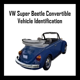 VW VIN Identification, Vehicle Identification-JBugs