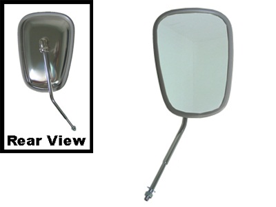1950-67 VW Bus Side View Mirror - Elephant Ear - Left or Right - 211857513