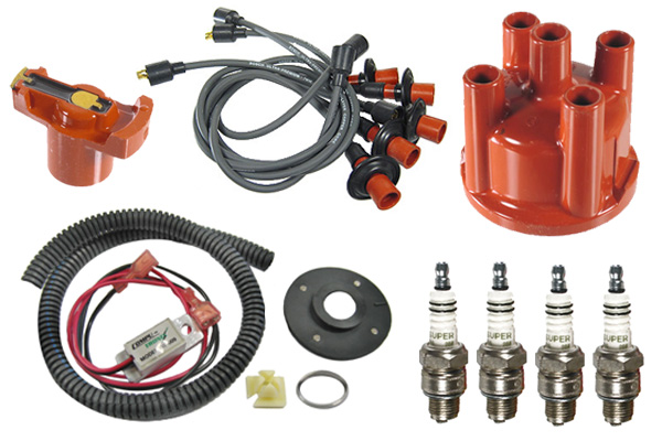 VW Tune Up Kit #3 with Electronic Points for 009 Distributors in Type 1 ...