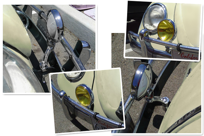 Vw Bug Turn Signal VW Beetle Super Beetle Fog Light Mounting Brackets ...