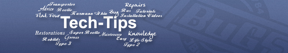 VW Parts | JBugs.com: JBugs Tech Tip Directory
